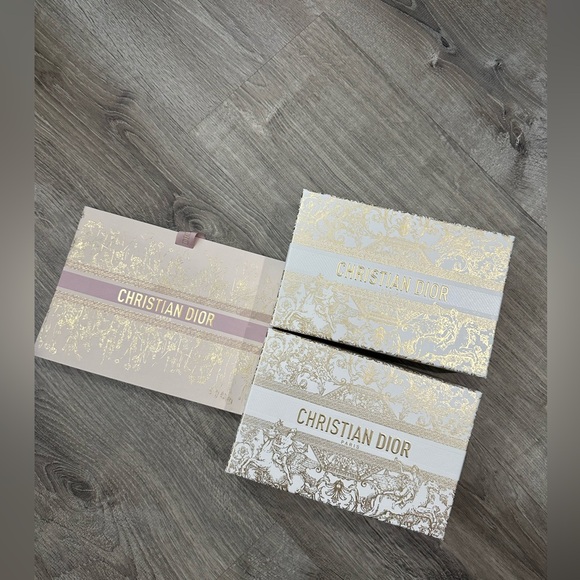 Dior | Accessories | Christian Dior Gold And White Decorative Boxes ...